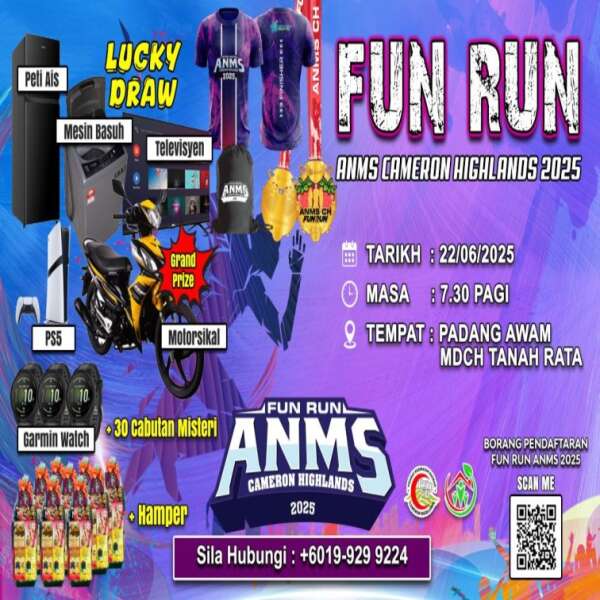 ANMS Cameron Highlands Fun Run 2025 Registration | Howei Online Event Registration