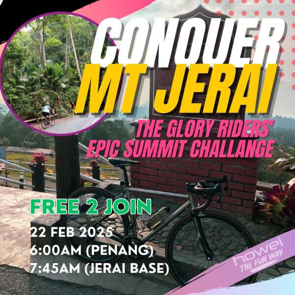 Conquer Mt Jerai : The Glory Riders' Epic Summit Challange Registration ...