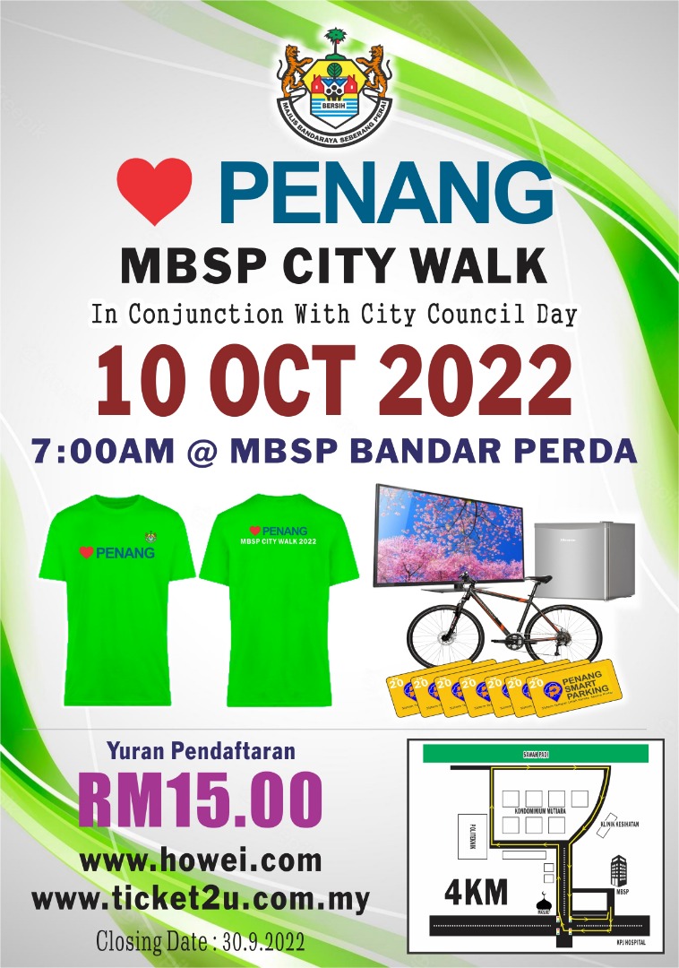 Love Penang MBSP City Walk | Howei Online Event Registration