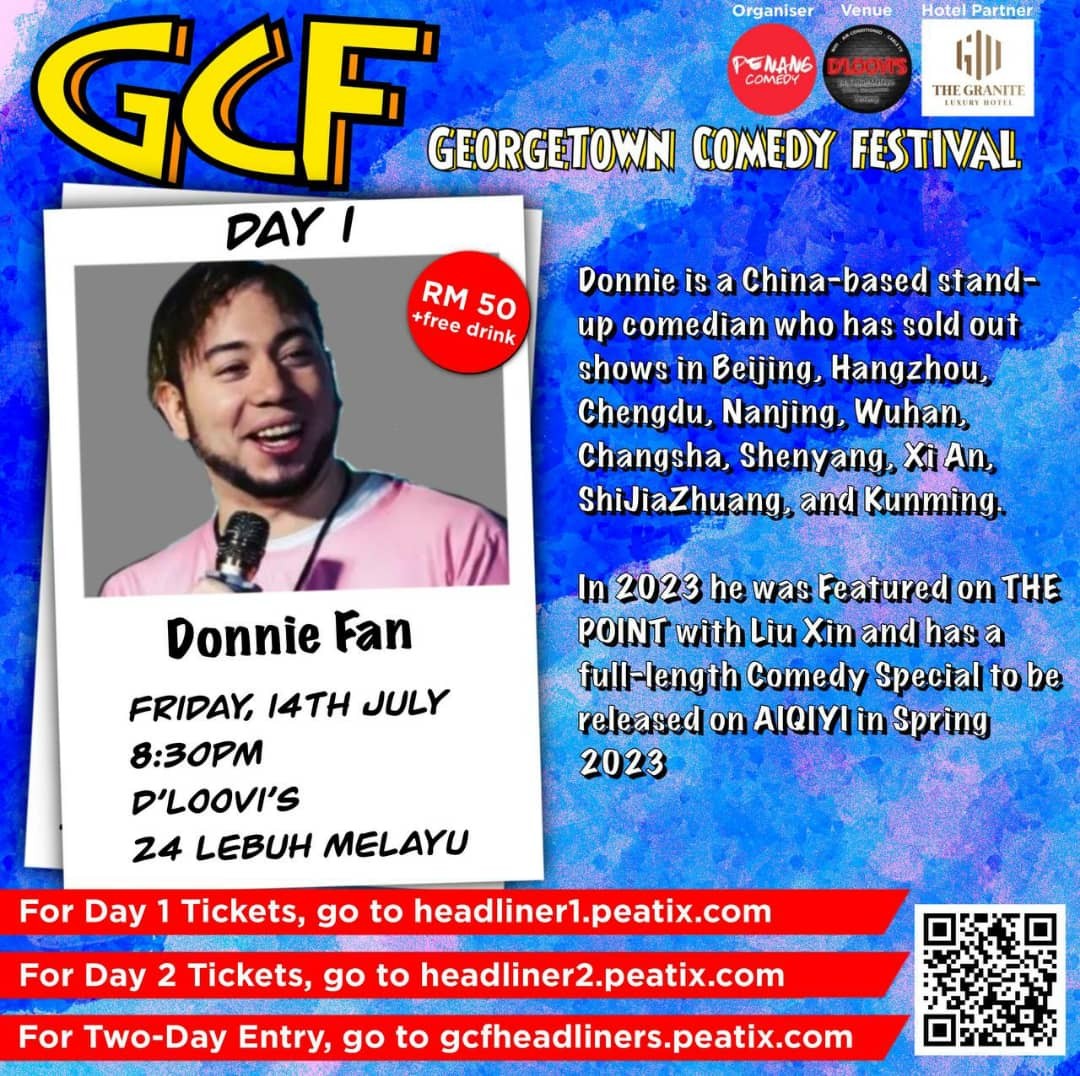 Georgetown Comedy Festival: Donnie Fan (Day 1) | Howei Online Event ...