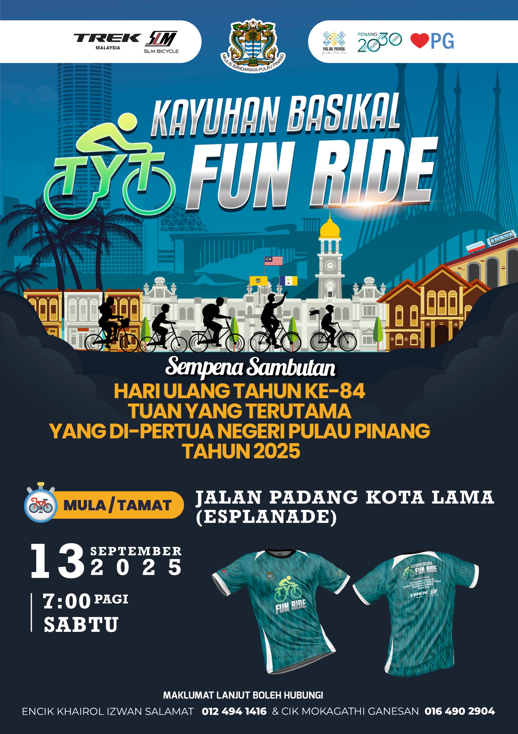 Kayuhan Basikal Fun Ride Sempena Sambutan Hari Ulang Tahun Ke-84 TYT ...