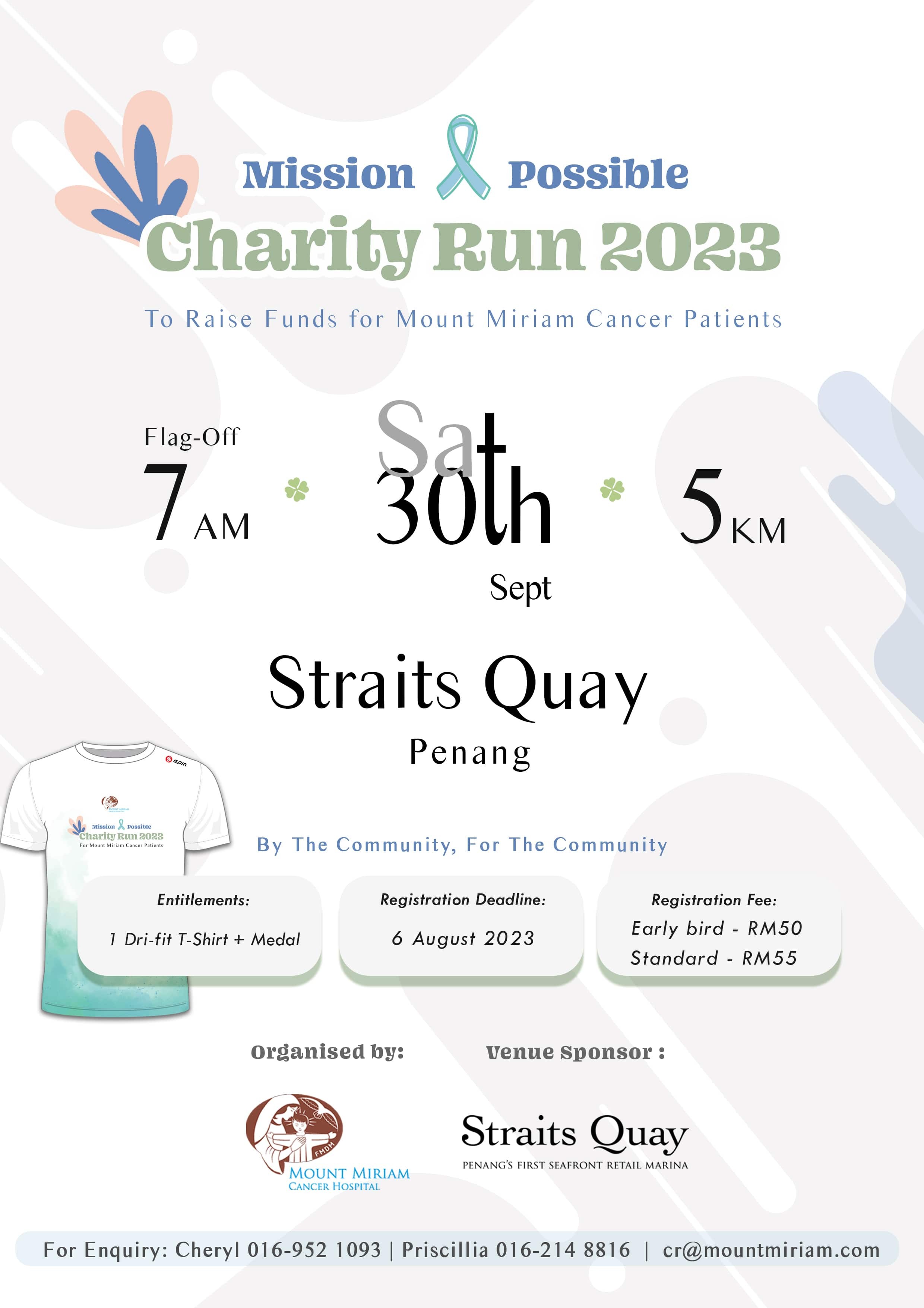Mission Possible Charity Run 2023 For Mount Miriam Cancer Patient ...