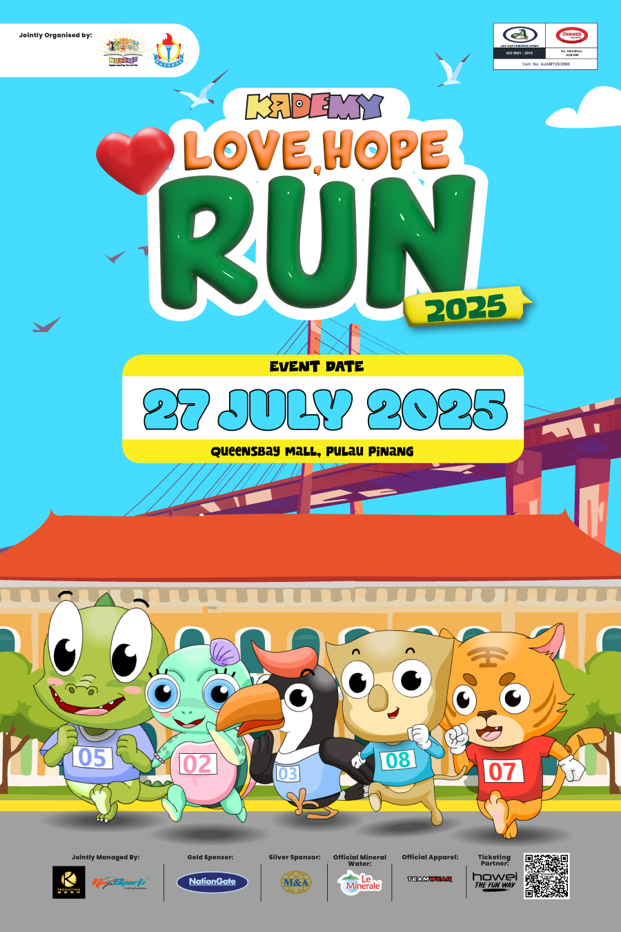 E-certificate | Kademy Love.Hope Run 2025 | Howei Online Event Registration