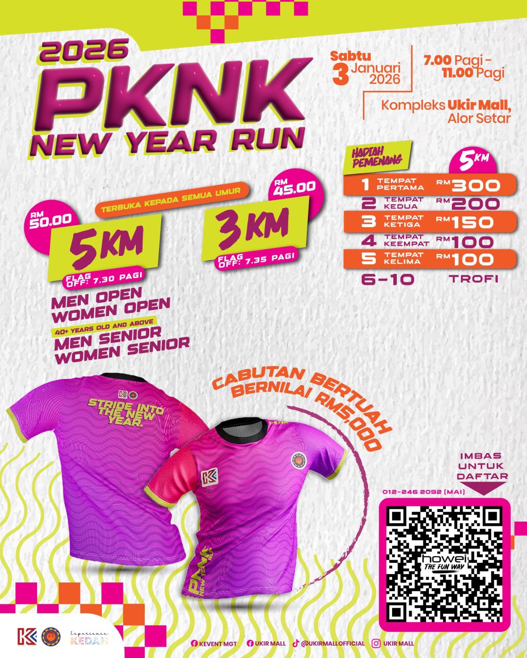 PKNK New Year Run 2026 | Howei Online Event Registration