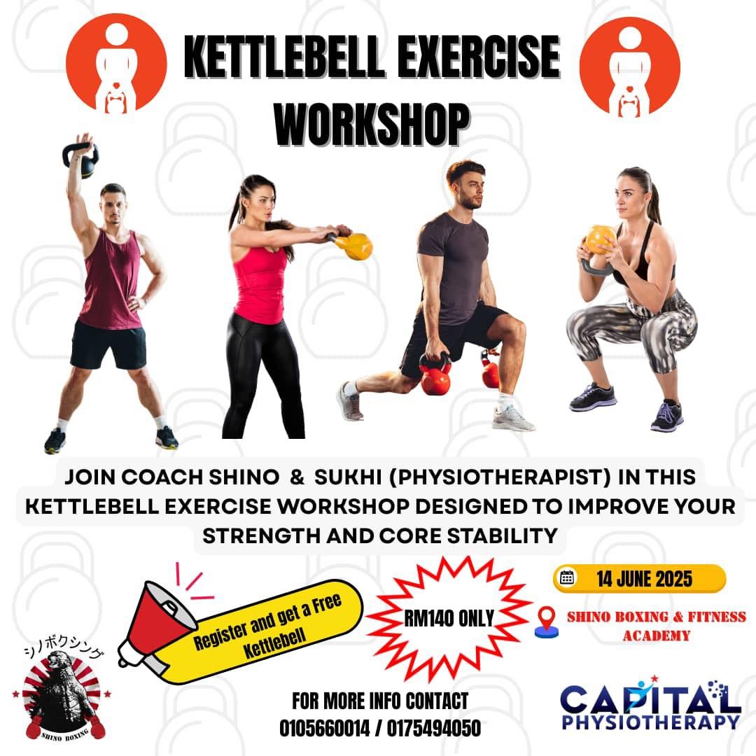 KETTLEBELL EXERCISE WORKSHOP | Howei Online Event Registration