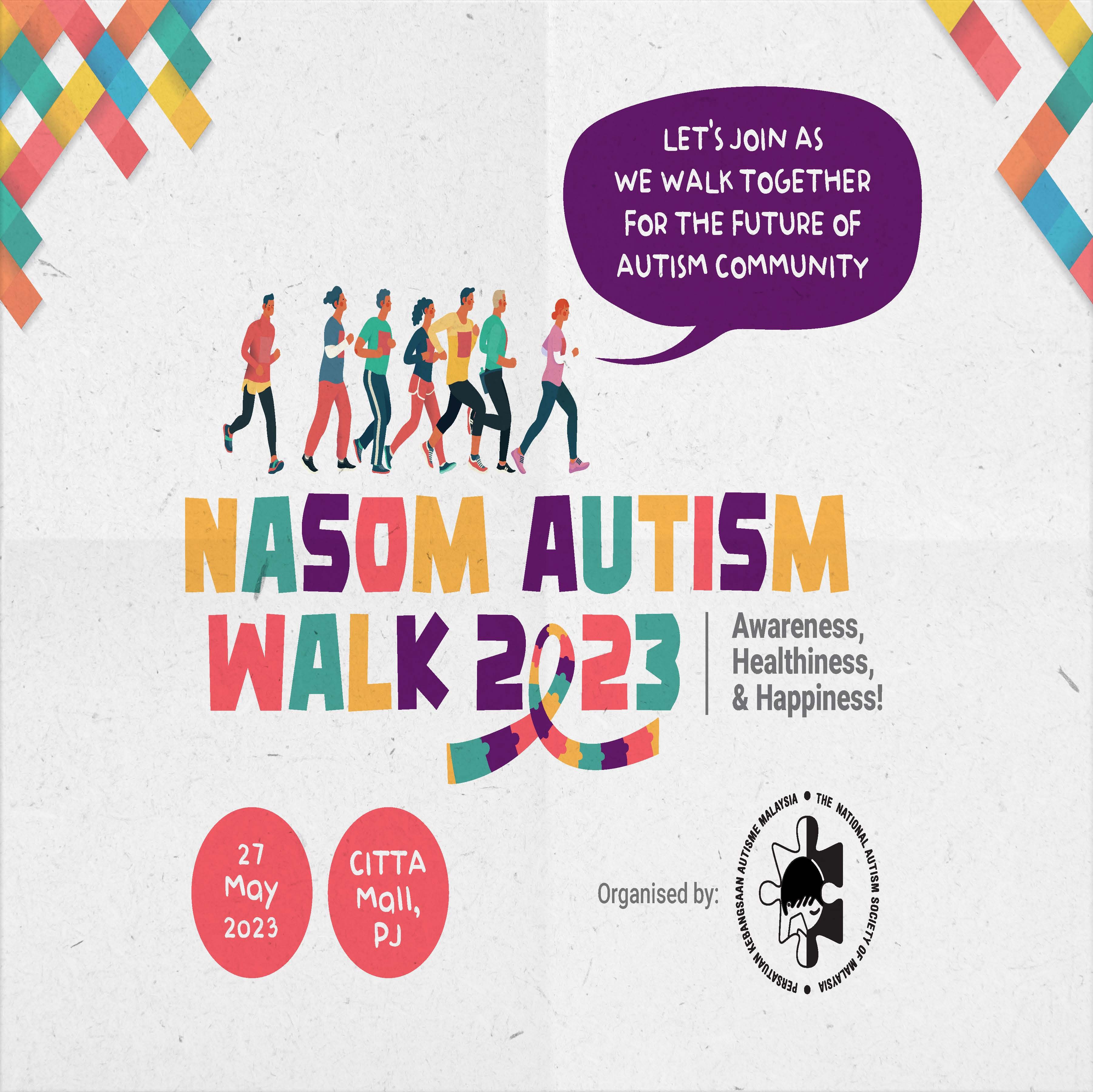 NASOM Autism Walk 2023 | Howei Online Event Registration