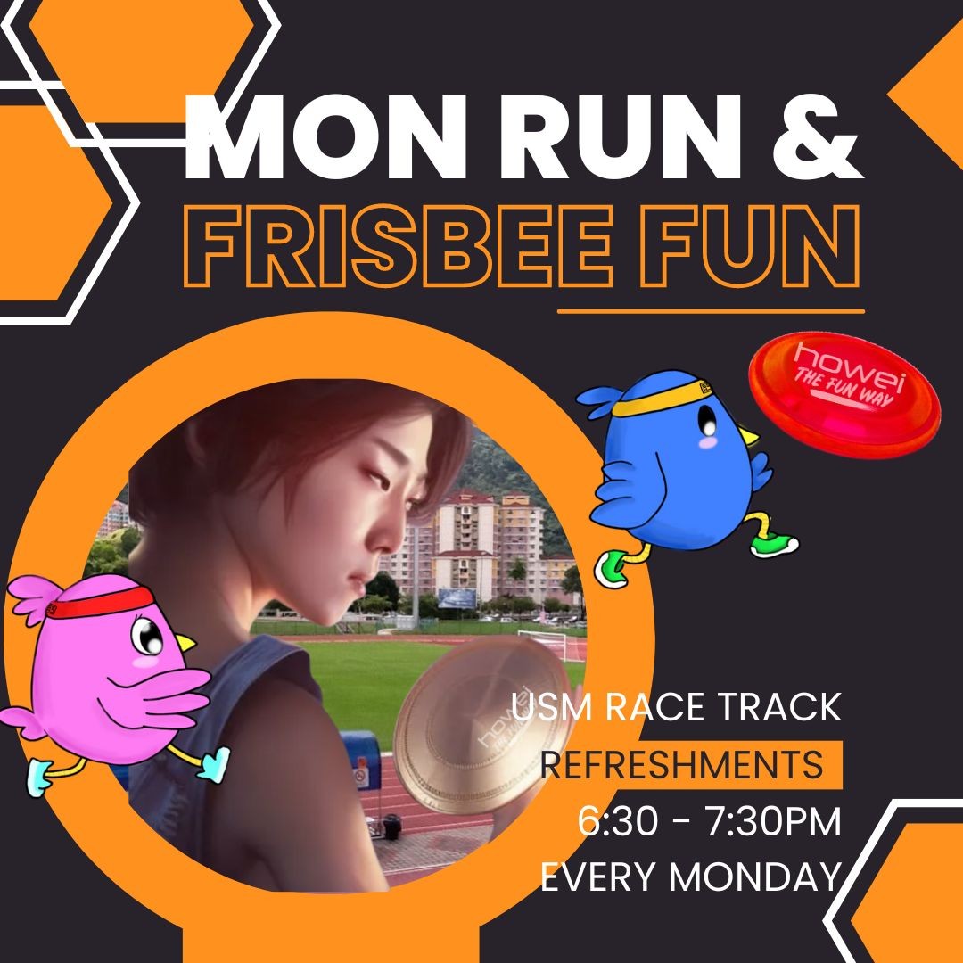 Monday Run & Frisbee Fun - April Edition | Howei Online Event Registration