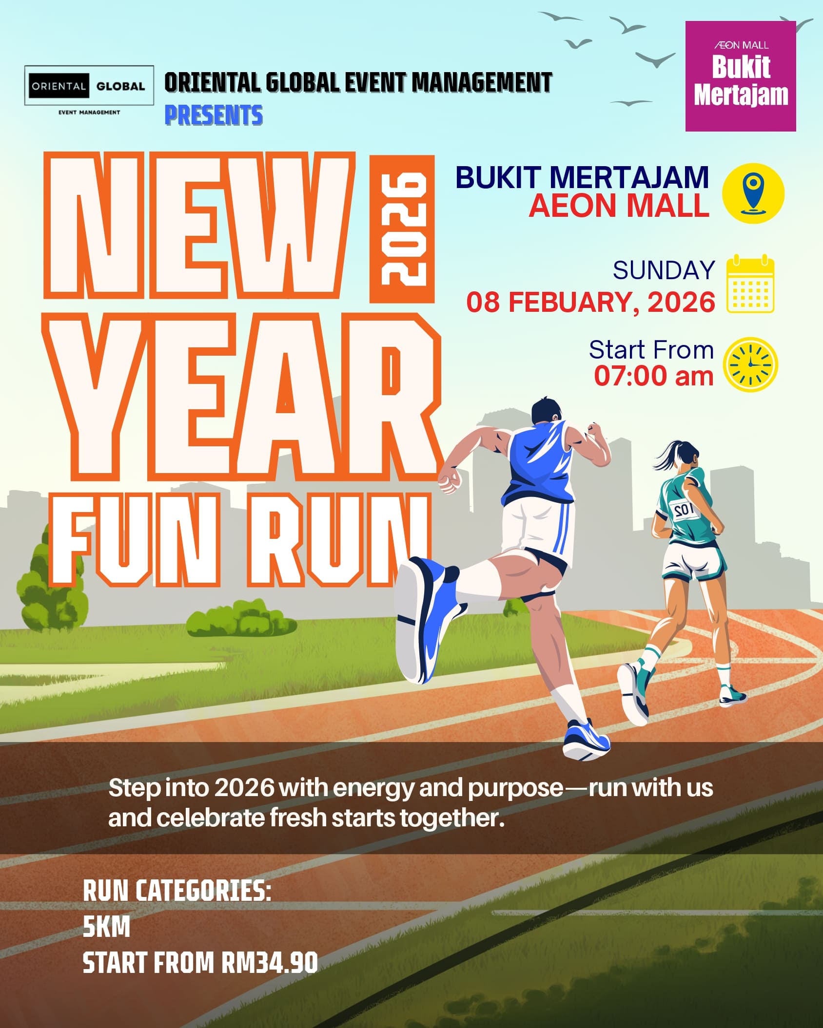 E-certificate | NEW YEAR FUN RUN 2026 - BUKIT MERTAJAM | Howei Online ...