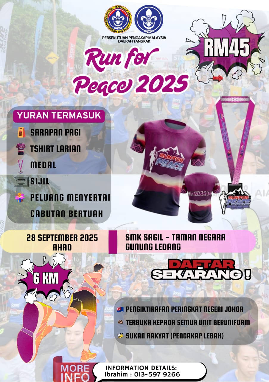 Run For Peace 2025 | Howei Online Event Registration