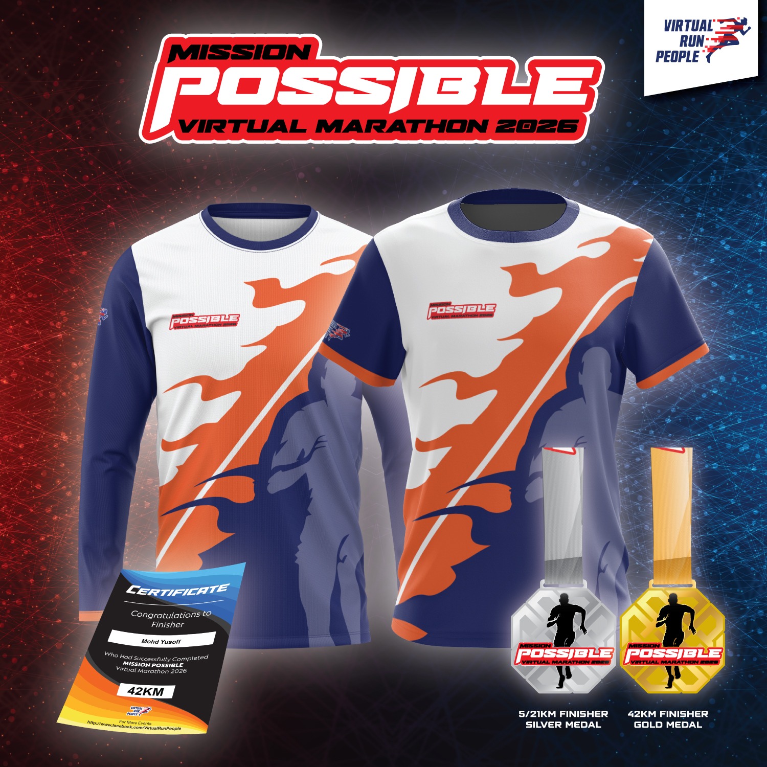 Mission Possible Virtual Marathon 2026 | Howei Online Event Registration