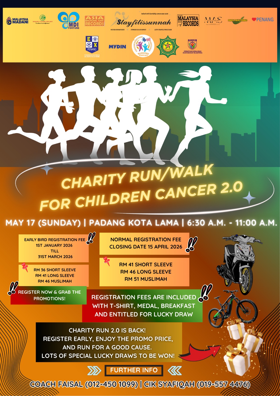 Charity Run/Walk For Children Cancer 2.0 | Howei Online Event Registration