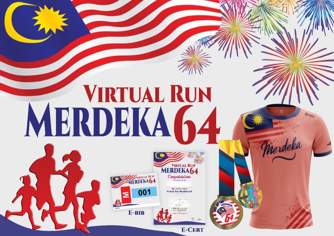 VIRTUAL RUN MERDEKA 64 – SUNGAI PETANI | Howei Online Event Registration