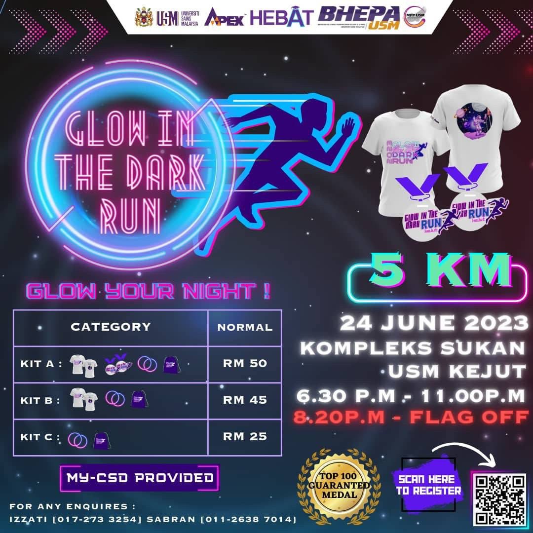 GLOW IN THE DARK RUN (GID) | Howei Online Event Registration